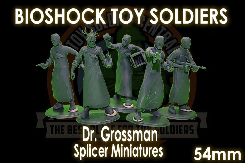 Bioshock | Dr. Grossman Splicer Toy Soldiers | 54mm Scale - Toy Soldier ...