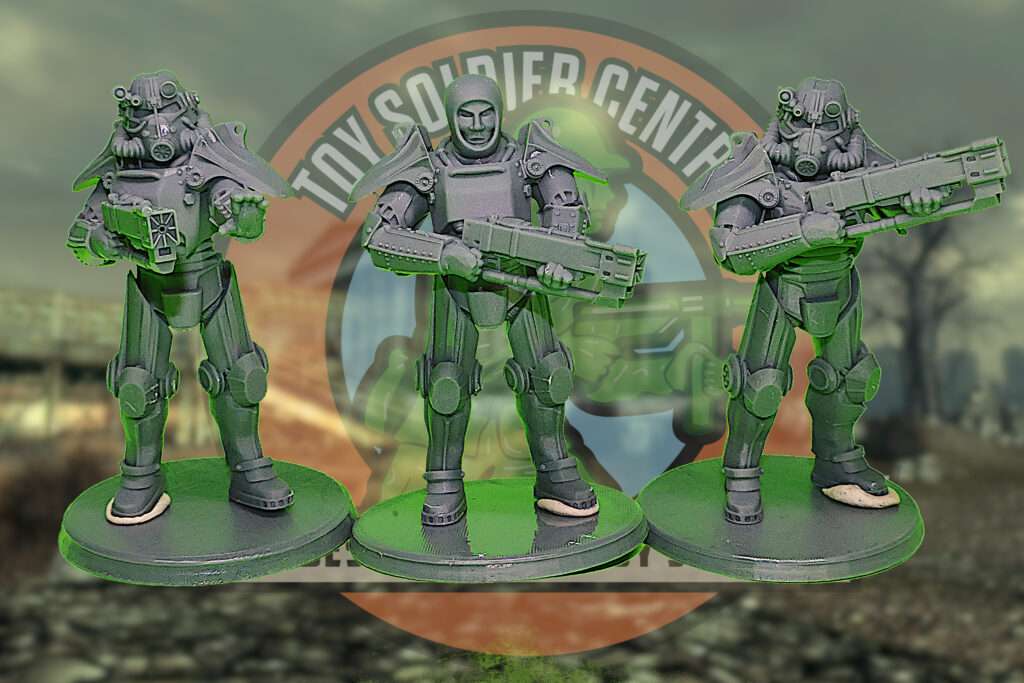 Fallout | Brotherhood Of Steel | Power Armor Toy Soldiers | Series One ...