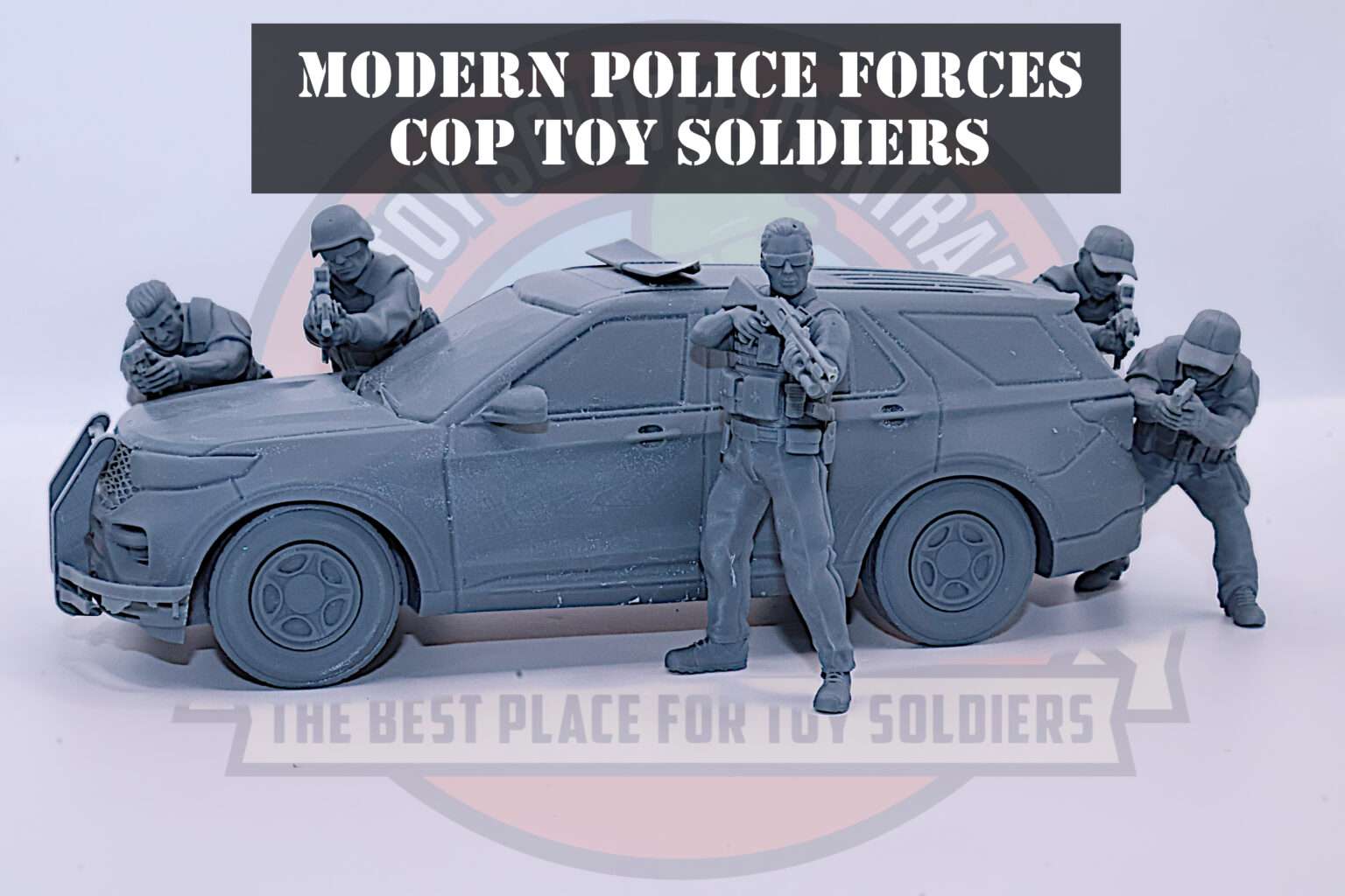 Police Toy Soldiers - Modern Cop Army Men